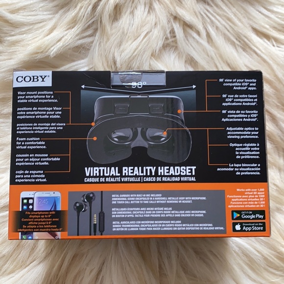 Coby | Other | Brand New Coby Virtual Reality Headset W Earbuds | Poshmark